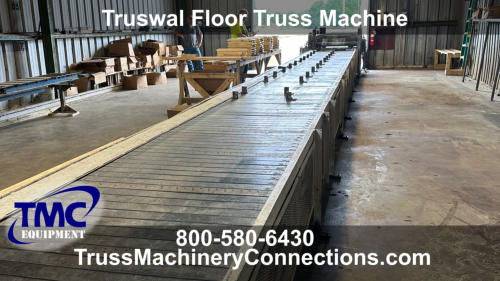 Need good used floor truss machinery?