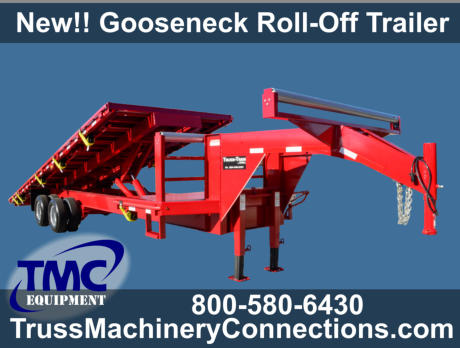 Quality Gooseneck Roll-Off Trailer by Stoll.